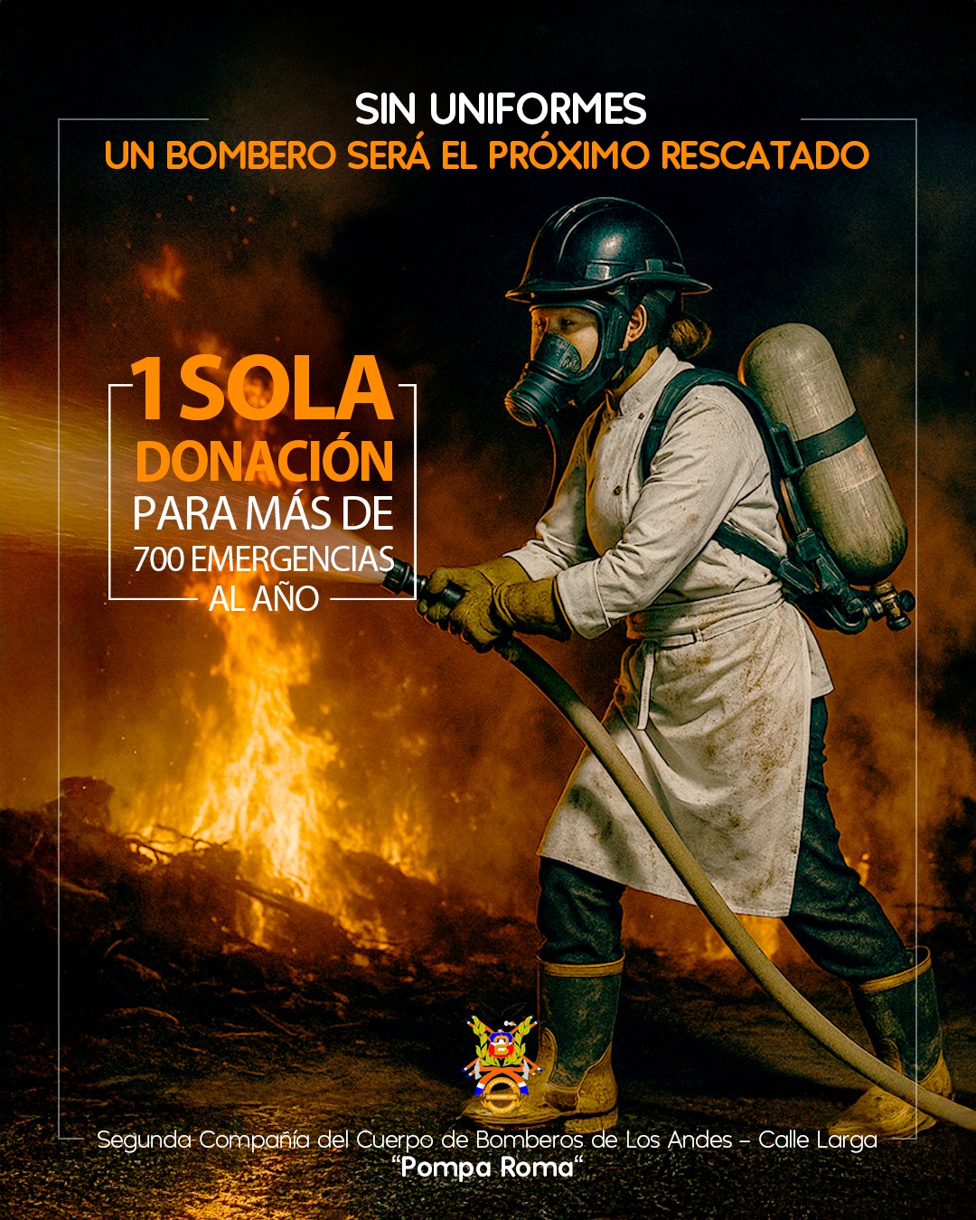“Pompa Roma”, Segunda Compañía Bomberos Los Andes, inició colecta ...